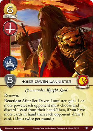 Ser Daven Lannister · ThronesDB